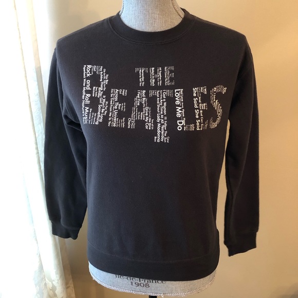 The Beatles | Tops | The Beatles Blackwhite Song Graphic Crew Neck ...